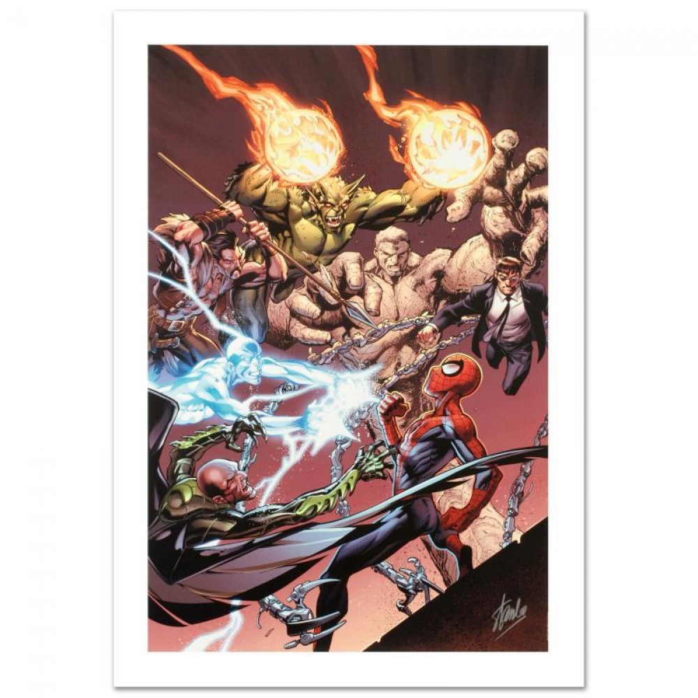 Stan Lee Signed "Ultimate Spider-Man #158" Limited Edition 18x27 Giclee ...