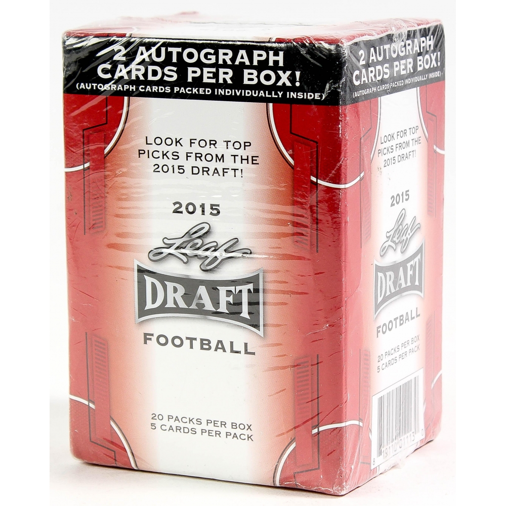 2015 Leaf Draft Football 20-Pack Box (2 Autographs Per Box) | Pristine ...