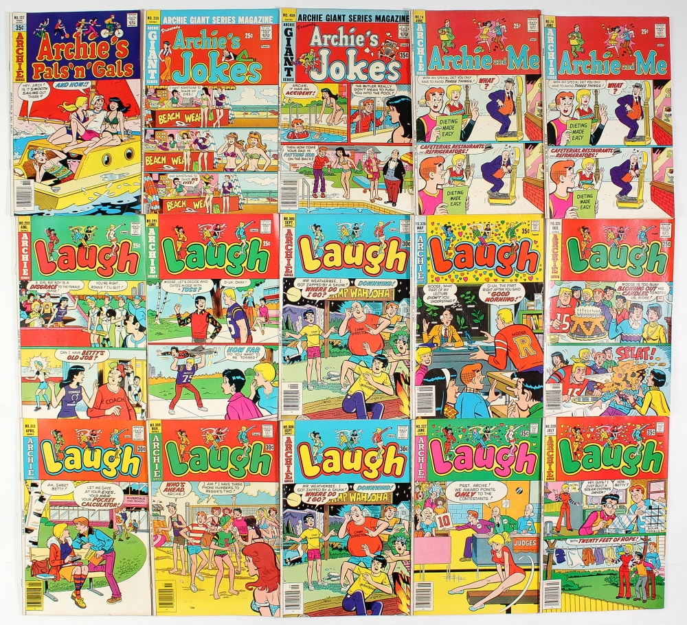 Lot of (15) 1970's Vintage Archie Comic Books | Pristine Auction