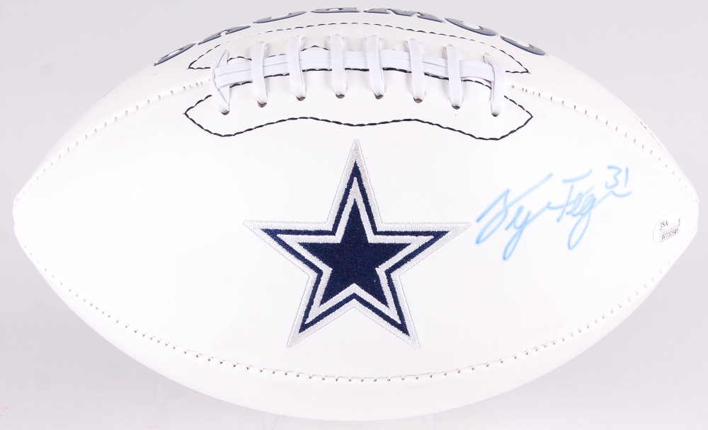 George Teague Signed Cowboys Logo Football (JSA COA) | Pristine Auction