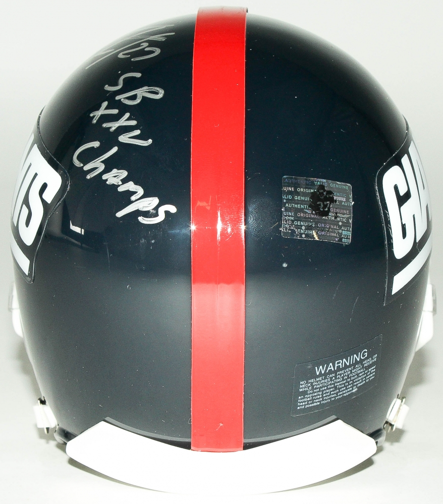 Rodney Hampton Signed Giants Mini Helmet Inscribed "SB XXV Champs ...