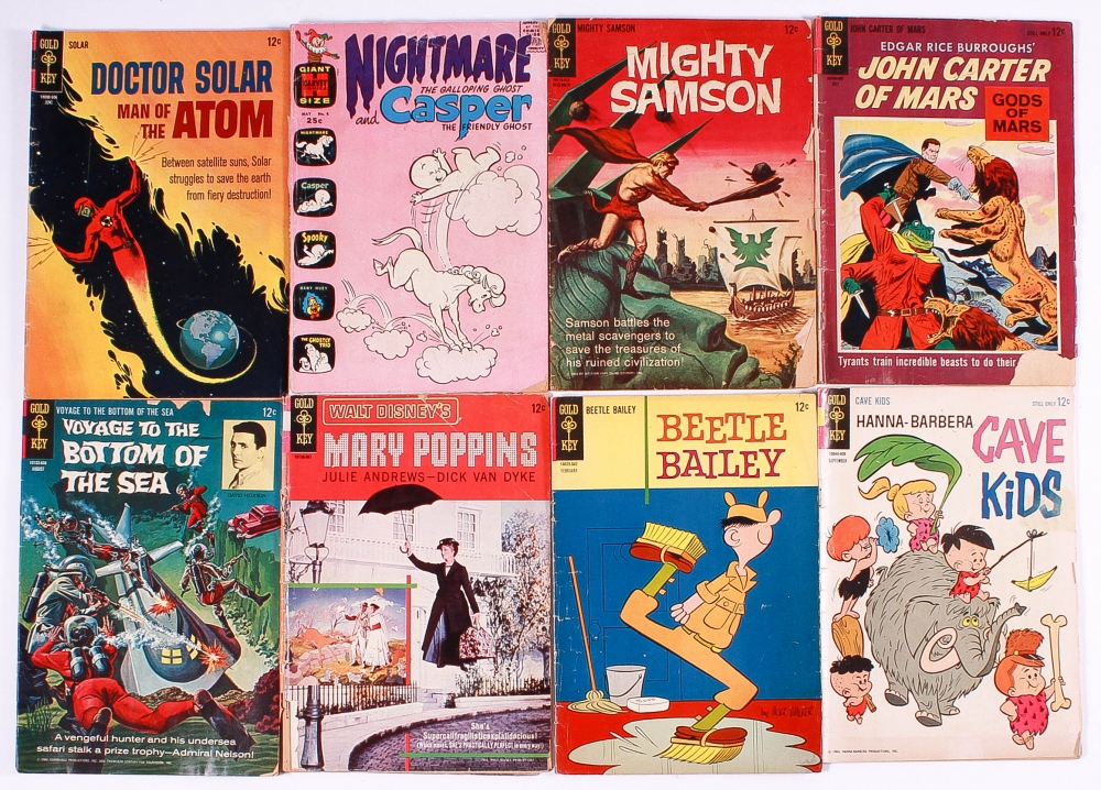 Lot of (8) Vintage Gold Key Comic Books with 1964 Nightmare And Casper ...