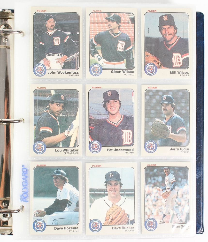 1983 Fleer Complete Set Of (660) Baseball Cards With #179 Wade Boggs
