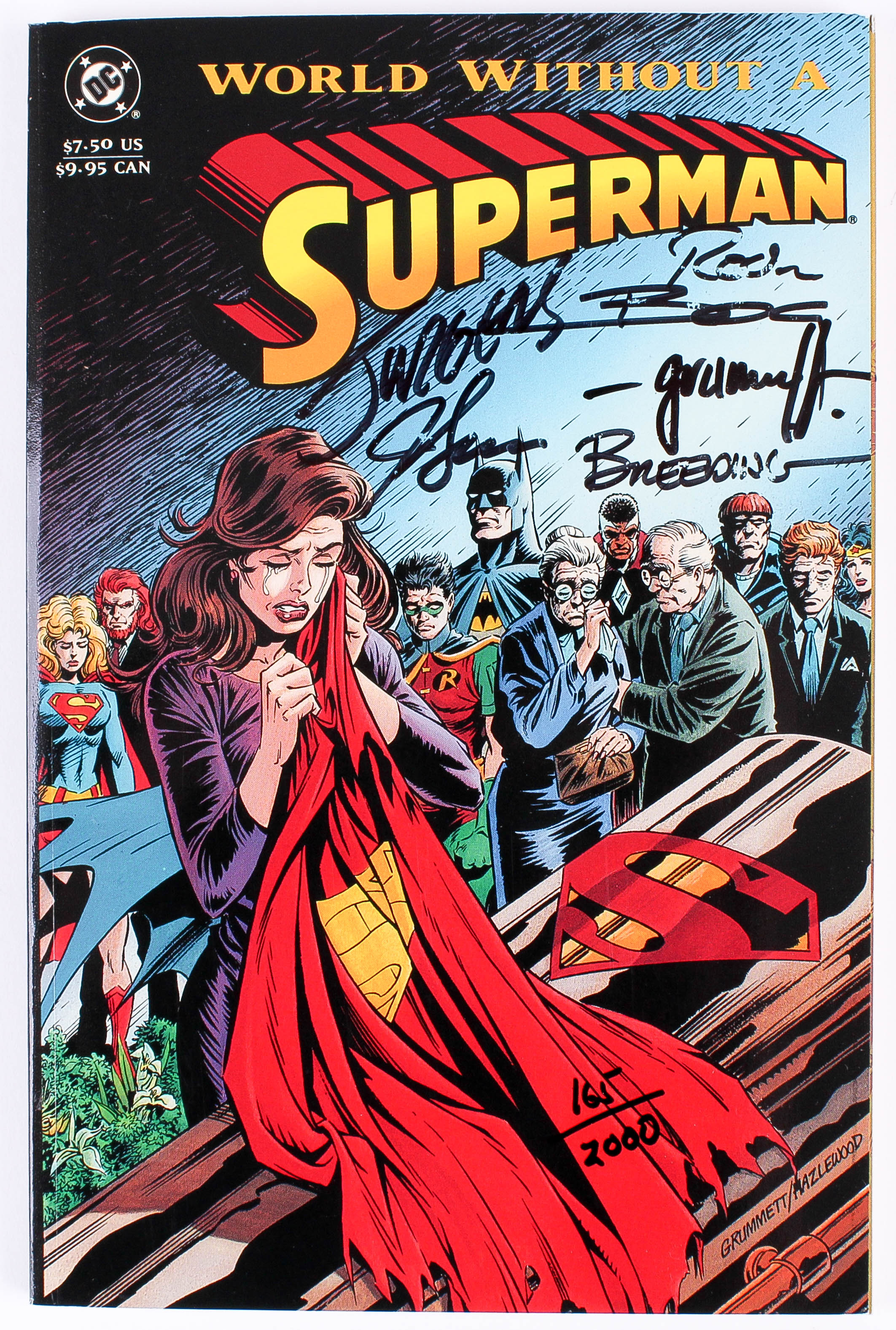 "Superman: World Without A Superman" 1993 DC LE Graphic Novel Signed by ...