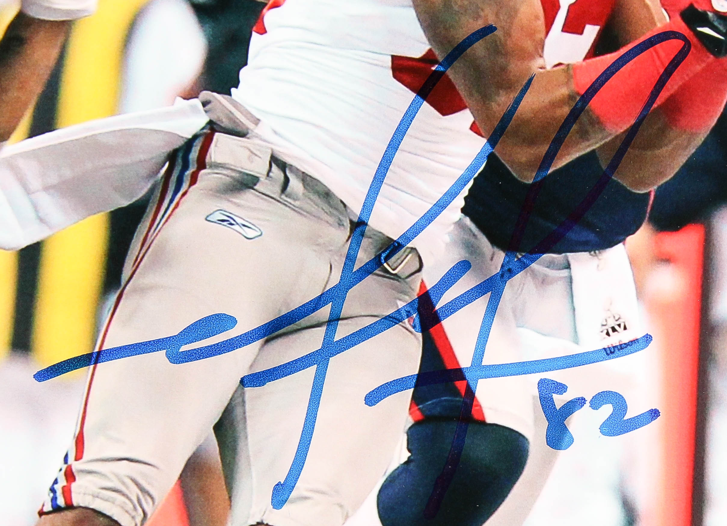 Mario Manningham Signed Giants Super Bowl XLVI 8x10 Photo (MAB COA ...