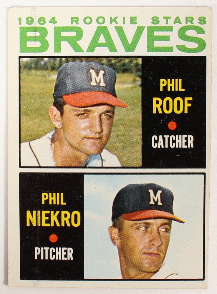 1964 Topps #541 Rookie Stars / Phil Roof / Phil Niekro RC | Pristine ...