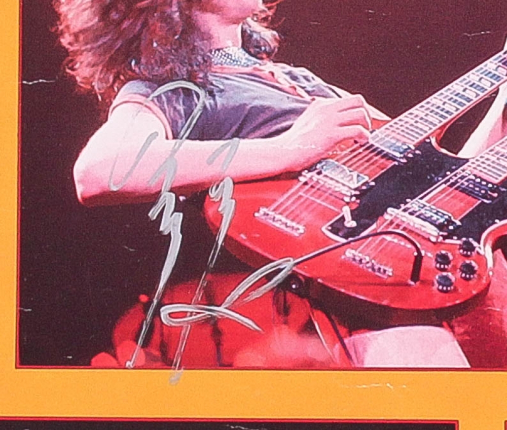 Jimmy Page Signed 24" x 32" Vintage Led Zeppelin Poster (JSA LOA ...