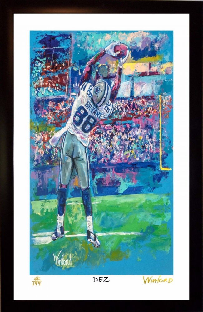 Dez Bryant Cowboys "Dez" 11x17 Signed Limited Edition Winford ...