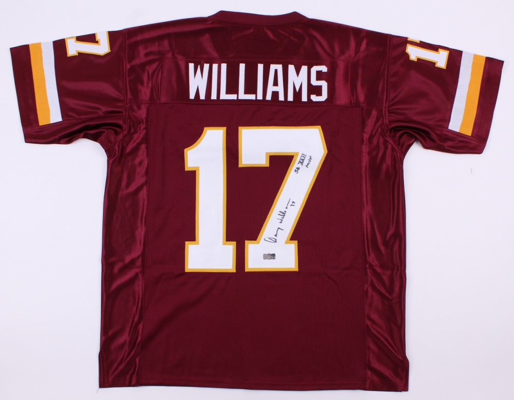 Doug Williams Signed Redskins Jersey Inscribed "SB XXII MVP" (Radtke ...