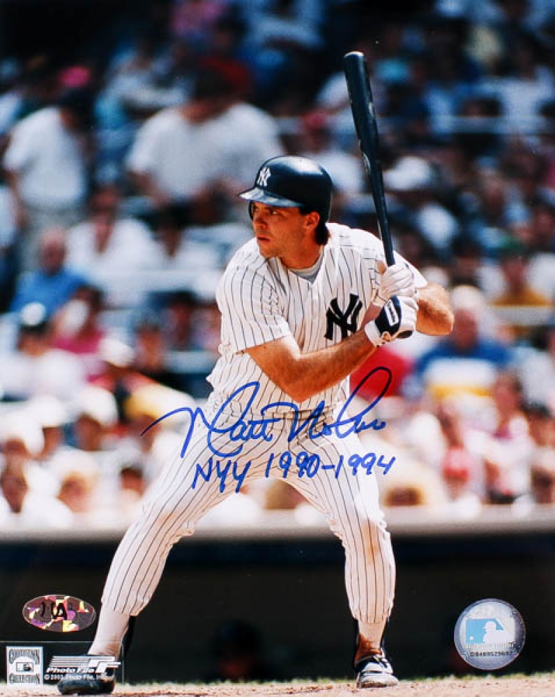 Matt Nokes Signed Yankees 8x10 Photo Inscribed "NYY 1990-1994" (MAB ...