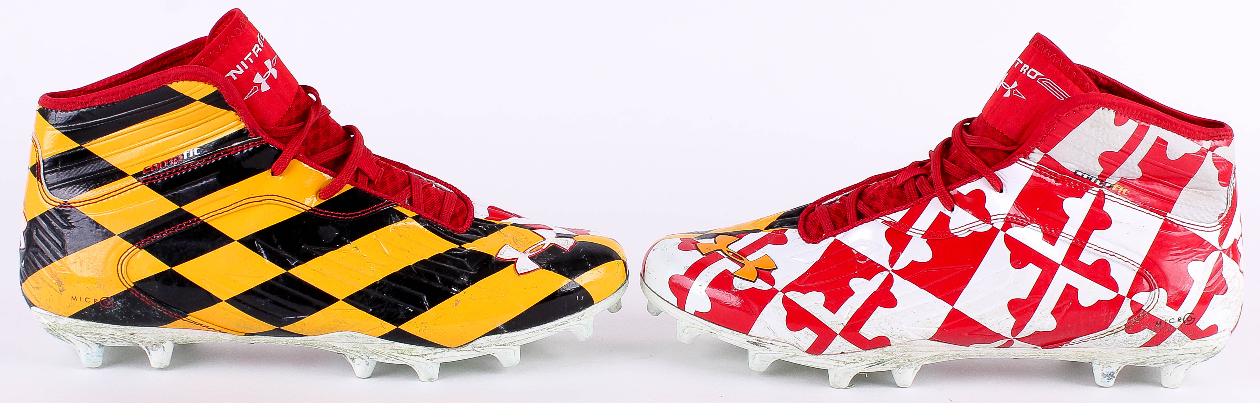Darius Kilgo Maryland Terrapins Game-Used Pair of (2) Under Armour ...