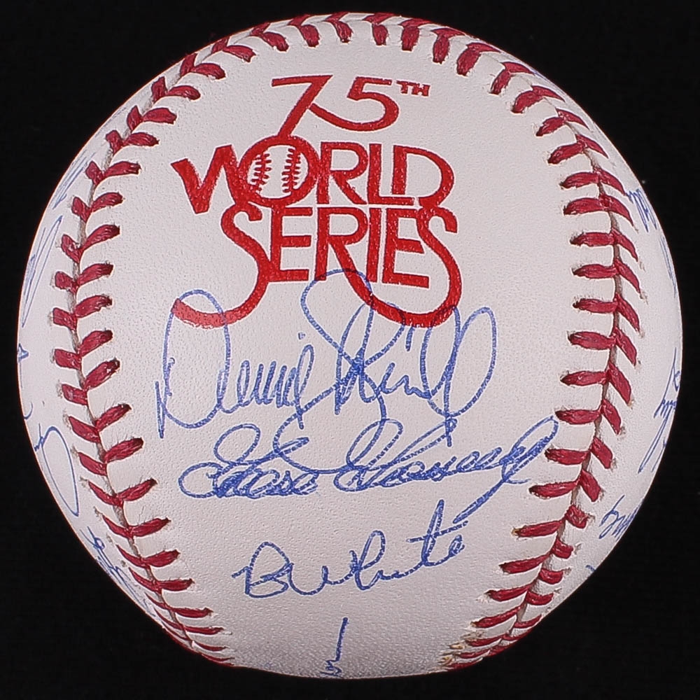 1978 Yankee Team Signed Official 1978 World Series Baseball with (21 ...
