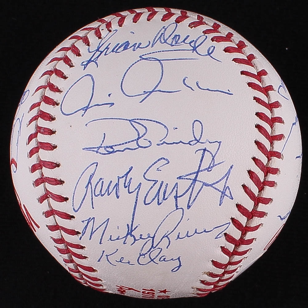 1978 Yankee Team Signed Official 1978 World Series Baseball with (21 ...