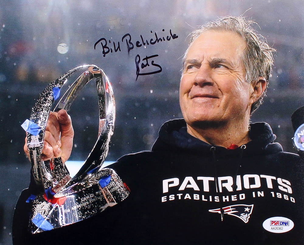 Bill Belichick Signed Patriots 8x10 Photo Inscribed "Pats" (PSA COA ...