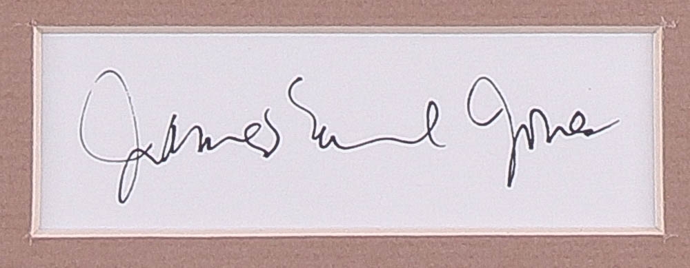 James Earl Jones Signed 11x15 Custom Matted Cut Display (JSA COA ...