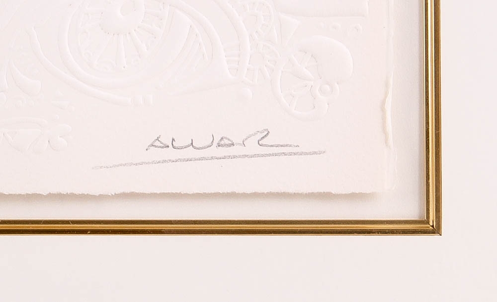 Alvar Sunol Signed "The Five Senses: Sight" 32x38 Custom Framed LE ...