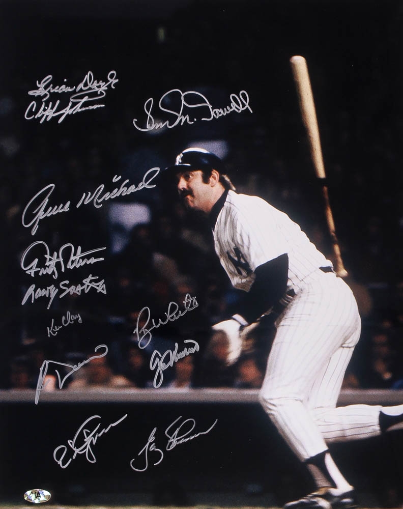 Multi-Signed Thurman Munson Yankees 16x20 Photo Signed By (12 ...