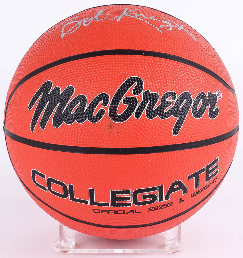 Bobby Knight Signed Full-Size MacGregor Basketball (Hollywood ...