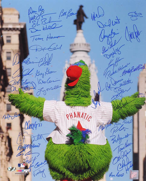 Phillies 16x20 Photo Signed by (47) with Bob Ayrault, Joe Millette ...