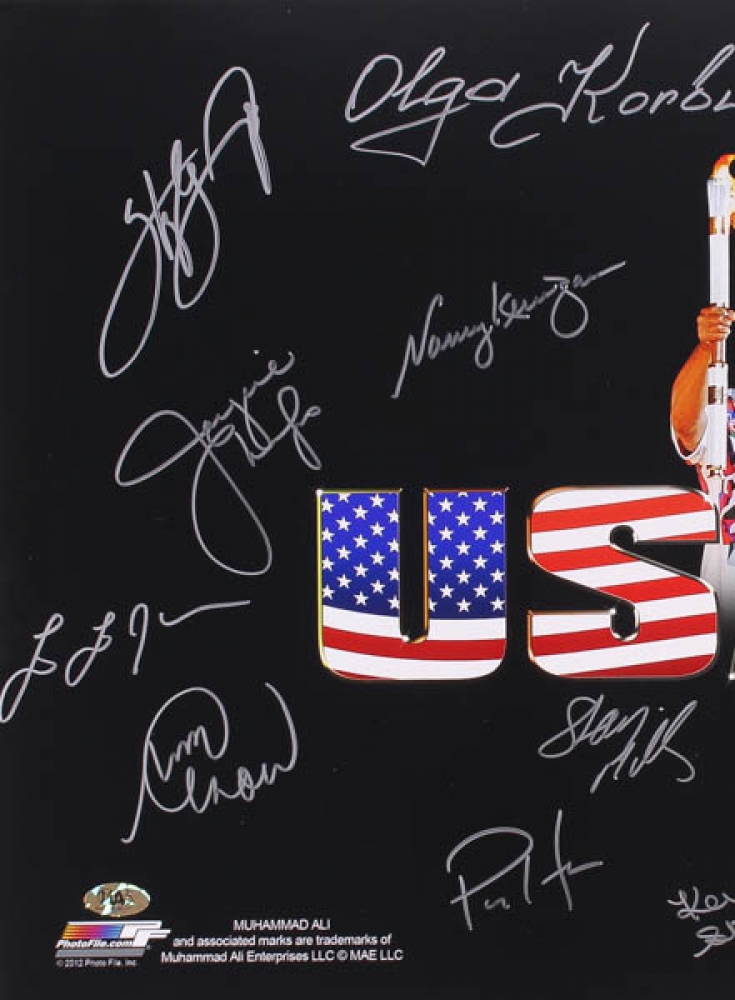 Muhammad Ali "Team USA" 16x20 Photo Signed by (15) Olympic Athletes ...