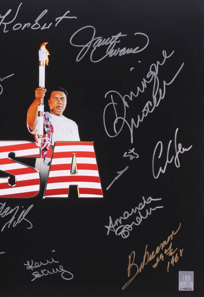 Muhammad Ali "Team USA" 16x20 Photo Signed by (15) Olympic Athletes ...