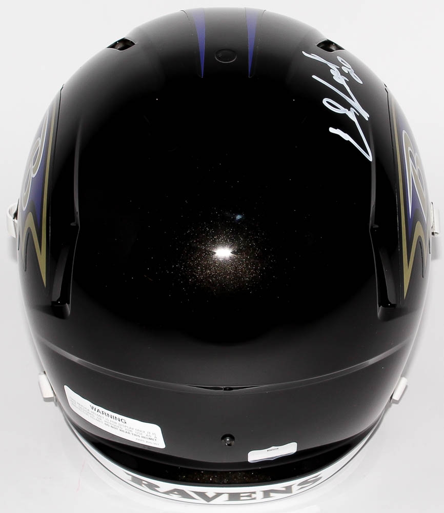 Ed Reed Signed Ravens Full-Size Speed Helmet (Radtke COA) | Pristine ...