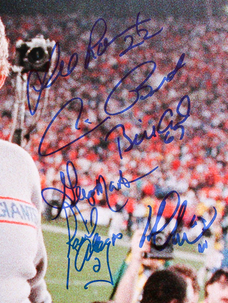 1986 Giants Super Bowl XXI Champions 16x20 Photo Team Signed by (16 ...