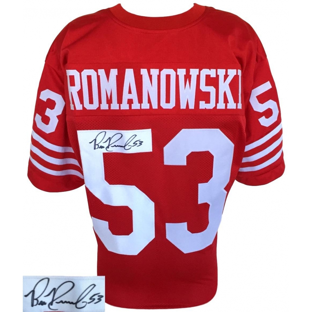 Bill Romanowski Signed 49ers Jersey (SI COA) | Pristine Auction