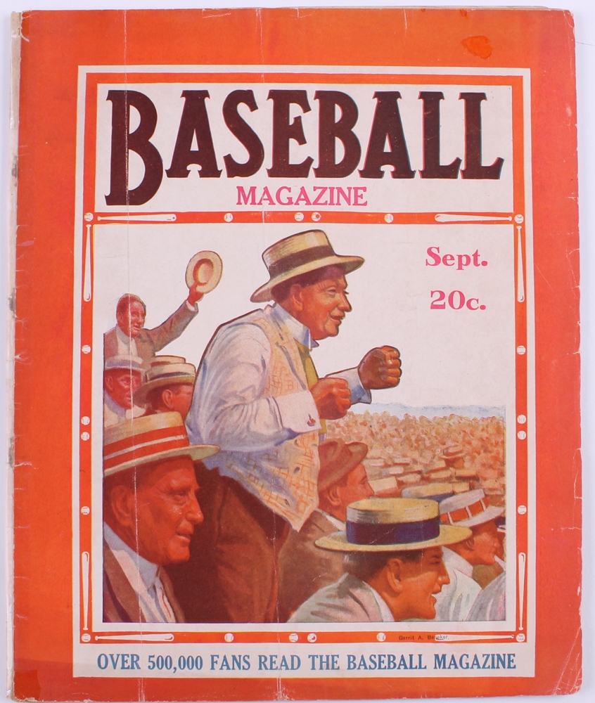 1921 Babe Ruth Baseball Magazine | Pristine Auction