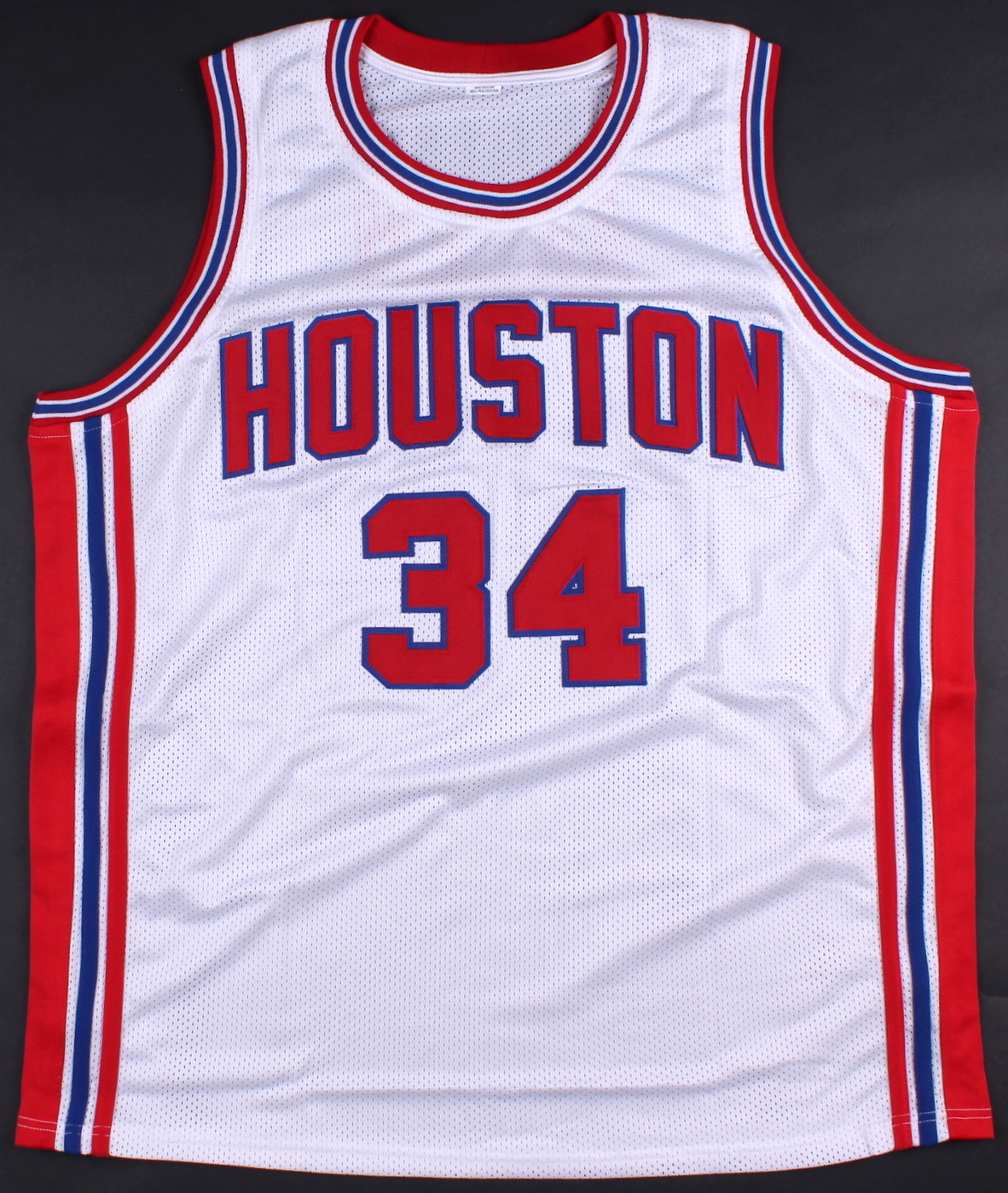 Hakeem Olajuwon Signed University of Houston Jersey (Schwartz COA ...