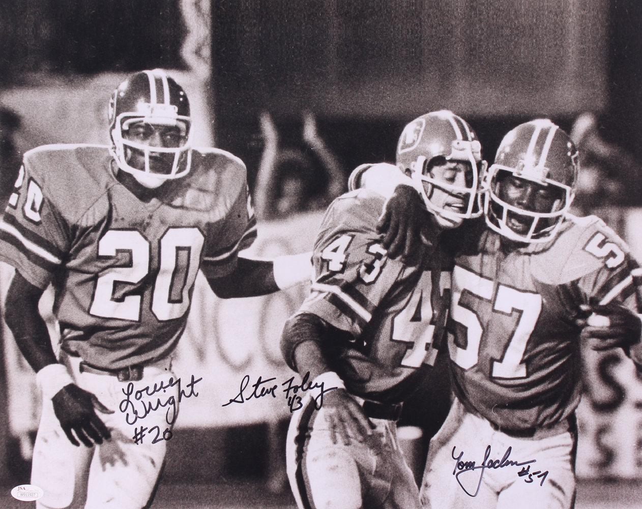 Tom Jackson, Steve Foley & Louie Wright Signed Broncos 16x20 Photo (JSA ...