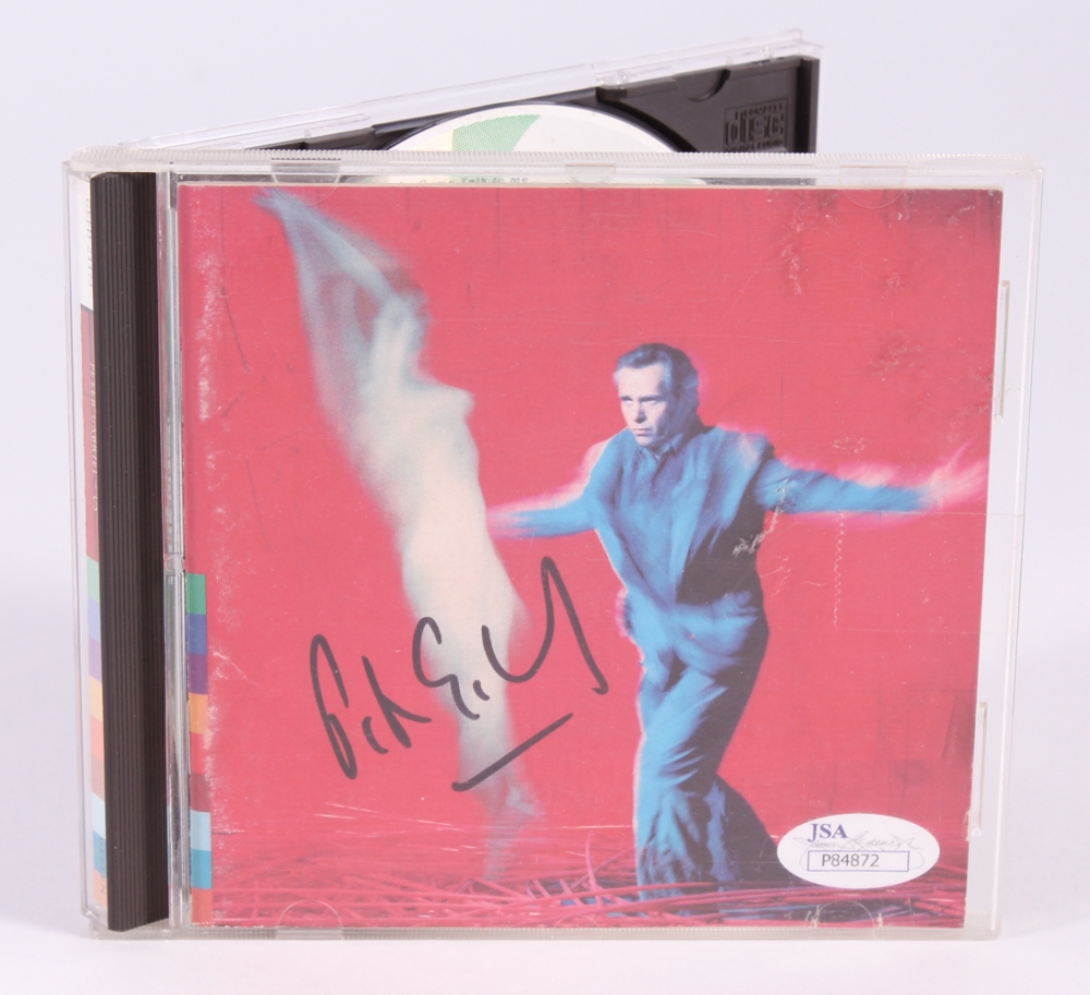 Peter Gabriel Signed CD Cover (JSA COA) | Pristine Auction