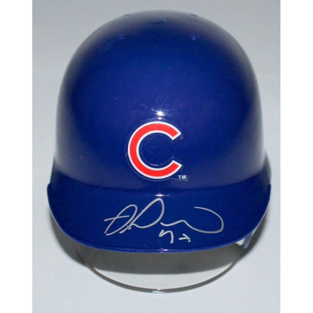Miguel Montero Signed Cubs Mini Batting Helmet (Schwartz COA ...