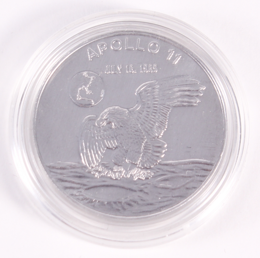 Apollo 11 Lunar Landing "We Came in Peace for All Mankind" Rare Silver ...