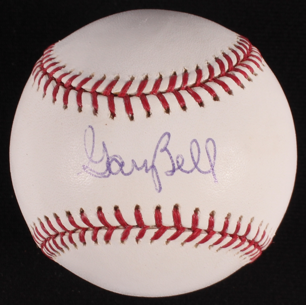Gary Bell Signed OML Baseball (MLB Alumni COA) | Pristine Auction