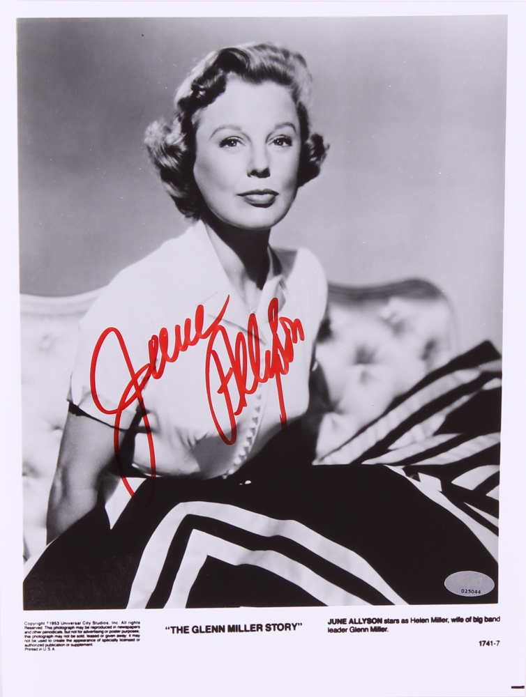 June Allyson Signed 8x10 Photo (FSC COA) | Pristine Auction