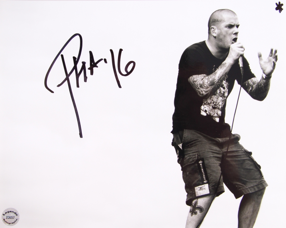 Phil Anselmo Signed 8x10 Photo (Legends COA) | Pristine Auction