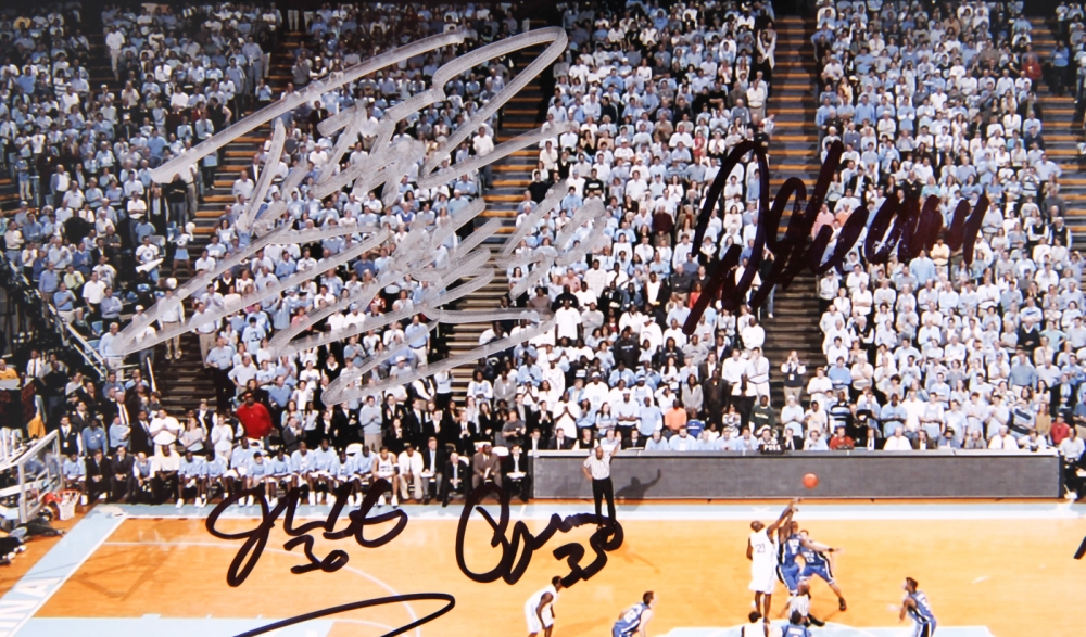 North Carolina Tar Heels Legends 8x10 Photo Signed by (8) With Tyler ...