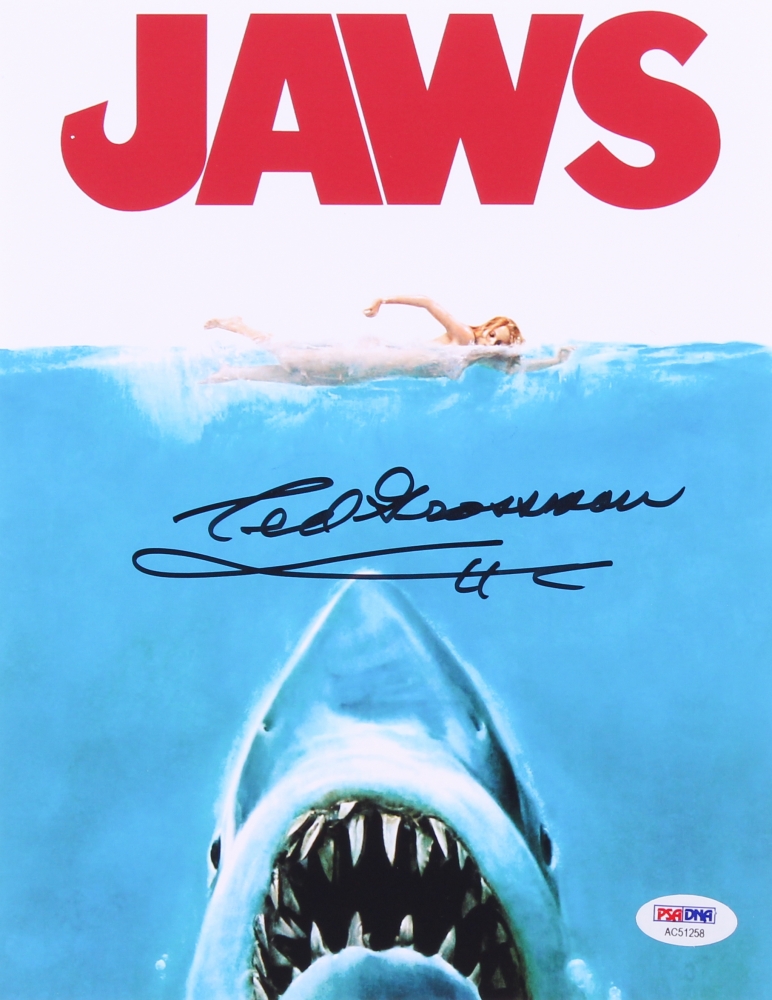 Ted Grossman Signed "Jaws" 8x10 Photo (PSA COA) | Pristine Auction