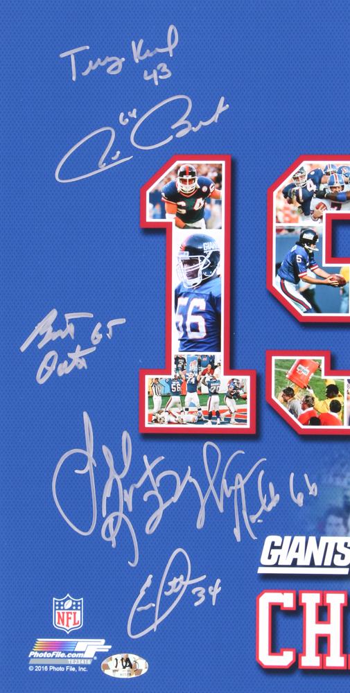 1986 Giants Super Bowl XXI Champions 16x20 Photo Team Signed by (16 ...