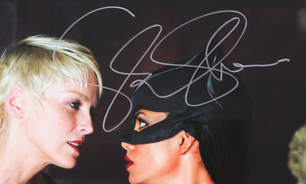 Sharon Stone Signed "Catwoman" 16x20 Photo (PSA COA) | Pristine Auction