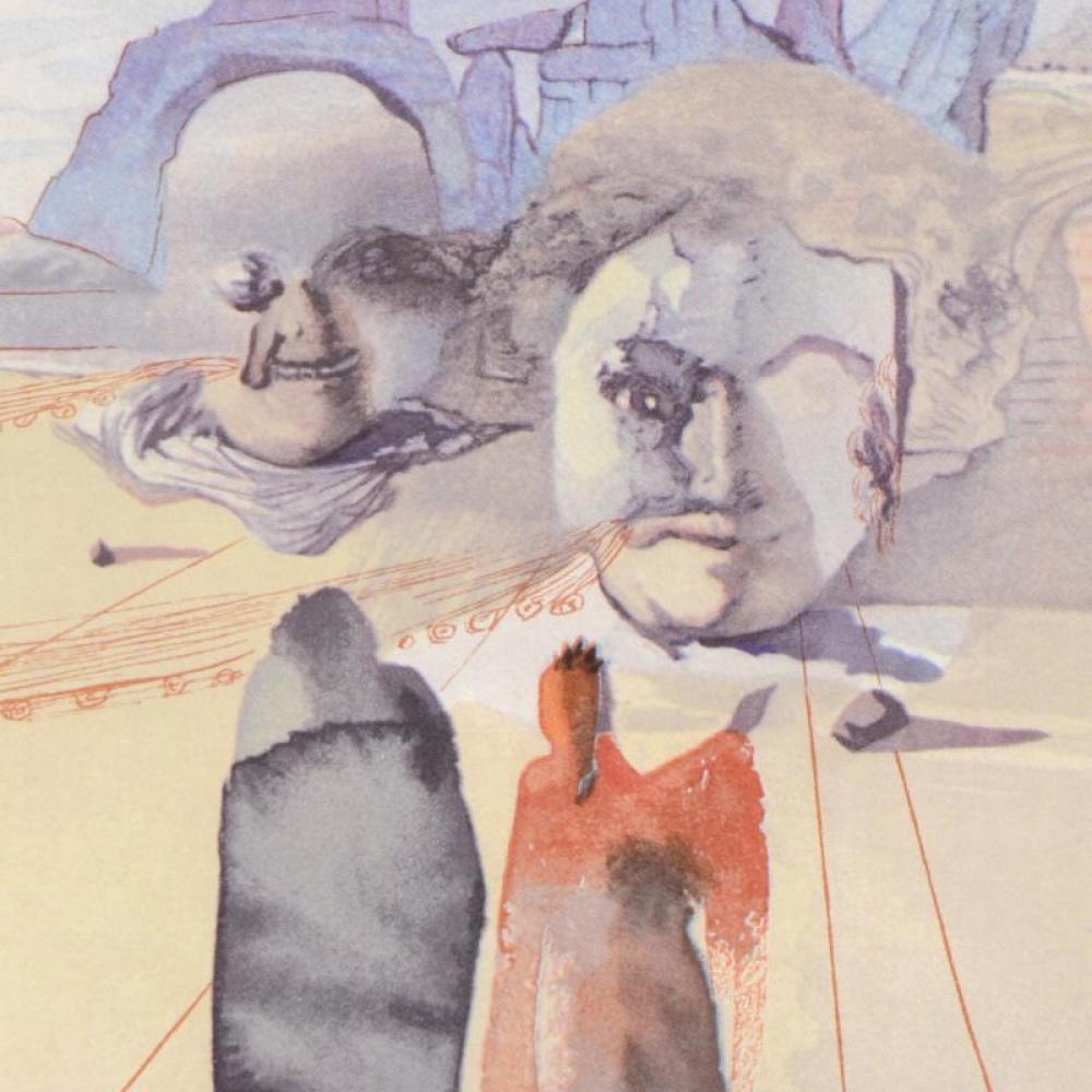 Salvador Dali "The Avarice and the Prodigality" Sold Out LE 8x10 Glazed ...