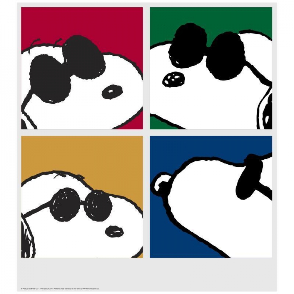 Peanuts "Snoopy: Faces" LE 24x26 Chromatic Pigment Ink Fine Art Print ...