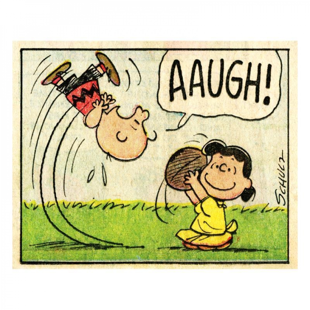 Peanuts "AAUGH!" LE 30x24 Chromatic Pigment Ink Fine Art Print ...