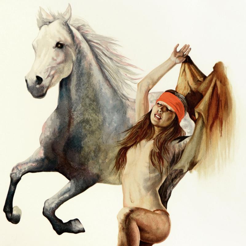 Popo & Ruby Lee Signed "Zen and I" Limited Edition 24x32 Serigraph ...