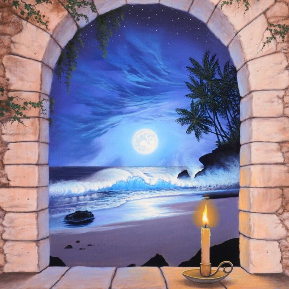 Jon Rattenbury Signed "Evening View" Limited Edition 20x24 Giclee on ...