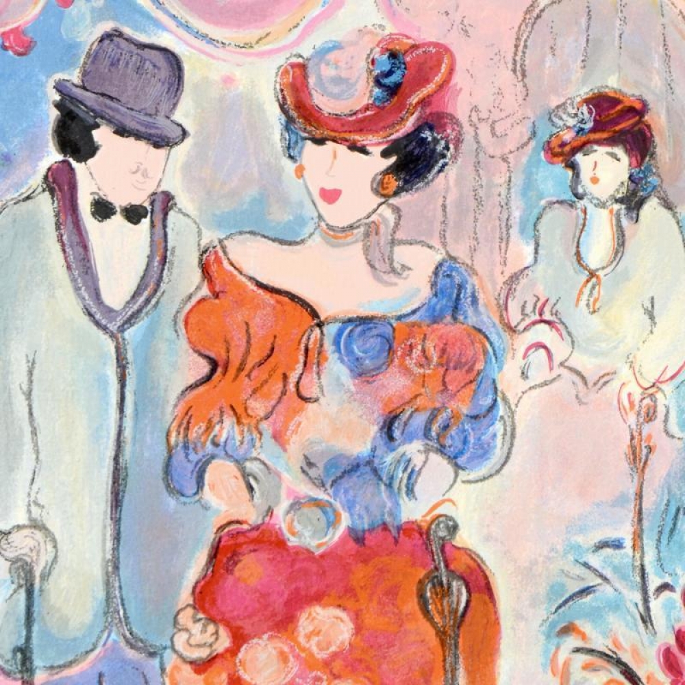 Zule Signed "Spring" Limited Edition 12x13 Serigraph | Pristine Auction