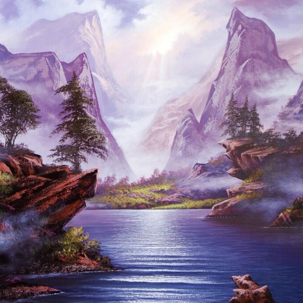 Jon Rattenbury Signed "Timeless Grandeur" Limited Edition 20x24 Giclee ...