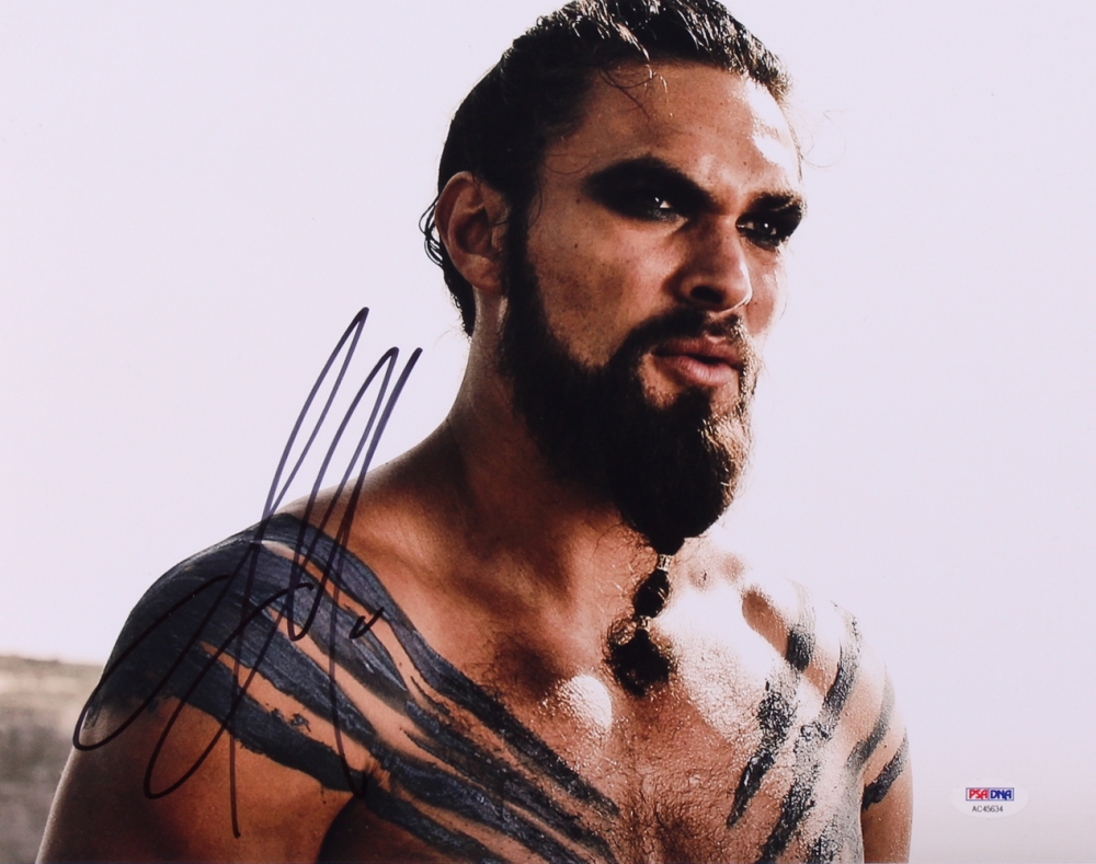 Jason Momoa Signed "Game of Thrones" 11x14 Photo (PSA COA) | Pristine ...