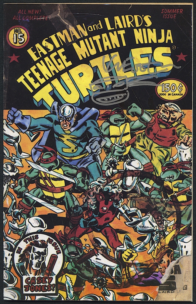 Kevin Eastman Signed Teenage Mutant Ninja Turtles Original Vintage ...